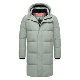Stone Harbour Herren Steppmantel Hadrieen mit Fleecefutter & Kapuze