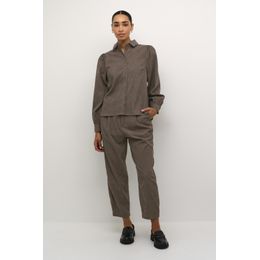 Kaffe Langarm - Hemd Regular fit Major Brown C. brown