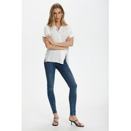 Soaked in Luxury Kurzarmhemd Lockere Passform Broken White
