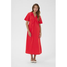 Culture Kleid Fitted Fiery Red