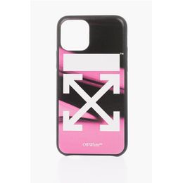 Off-White ARROW LIQUID MELT iPhone 11Pro H&uuml;lle in Schwarz, Rosa