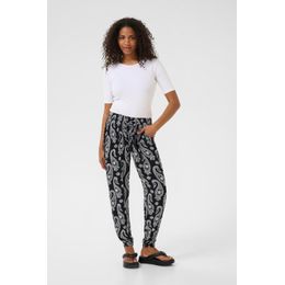 Kaffe Pants Suiting Regular fit Black / Chalk Paisley black offwhite