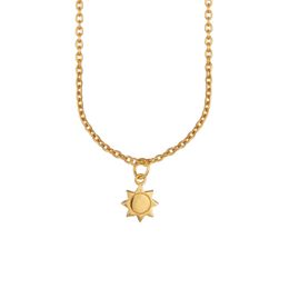 CAI Anh&auml;nger mit Kette 925 Sterling Silber gelb vergoldet Sonne