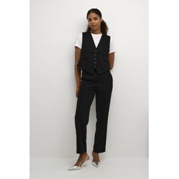 Kaffe Weste mit taillierter Passform black
