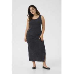 Kaffe T-shirt Tight fit Black washed rib black