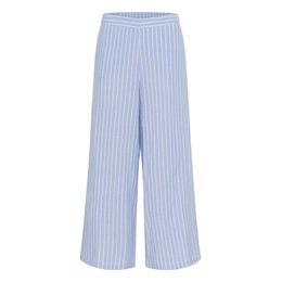 Kaffe Casual Hose Casual fit EbbAndFlow Mel./Chalk Stripe blue white