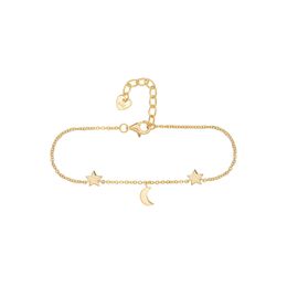 CAI Armband 925 Sterling Silber rhodiniert Sterne Mond
