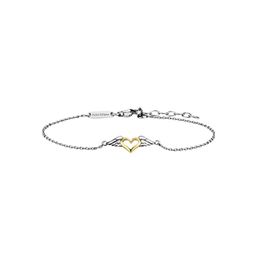 JULIE JULSEN Armband 925 Silber rhodiniert teils vergoldet Heartwing