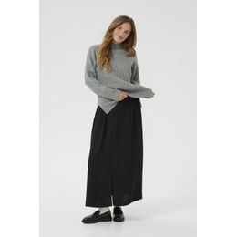 Kaffe Strickpullover KAelina Strickpullover Loose fit grey