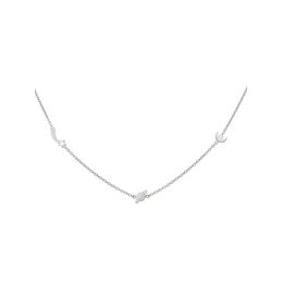 CAI Collier 925 Sterling Silber rhodiniert Sternschnuppe - Saturn - Mond