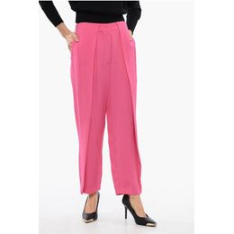 Balmain Tapered-Fit High-Waist-Hose in Pink