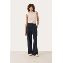 PART TWO Pants Suiting Classic fit Dark Navy