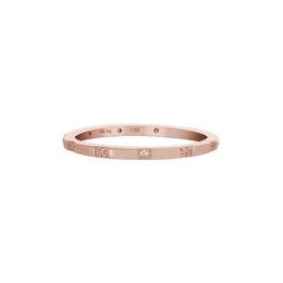CAI Ring 925 Silber ros&eacute;vergoldet mit Zirkonia Stacking