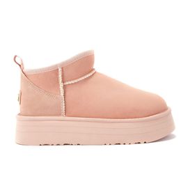 Australia Luxe Gem&uuml;tliche, ultrakurze Plateau-Rosenstiefel