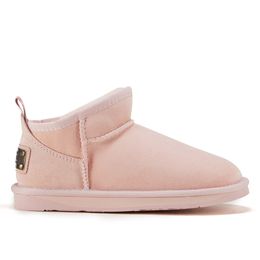 Australia Luxe Gem&uuml;tliche, ultrakurze rosa Stiefeletten