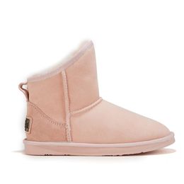Australia Luxe Gem&uuml;tliche, extra kurze rosa Stiefel