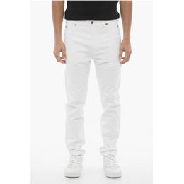 Neil Barrett Skinny Fit NICK 5-Pocket-Hose in Wei&szlig;