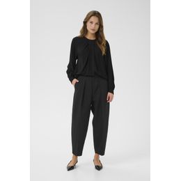 Inwear Langarm-Bluse Gerade Passform Blac