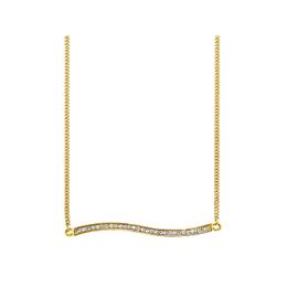 CAI Collier 925/-Sterling Silber vergoldet Topas