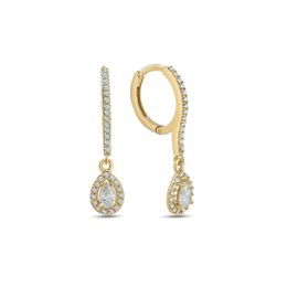 dKeniz Ohrh&auml;nger 925/- Sterling Silber vergoldet Elegant & Pur Ohrring