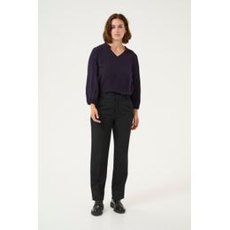 Kaffe Langarm-Bluse Regular fit Dawn Purple