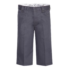 King Kerosin Herren King Kerosin Workwear Shorts in Oil-Washed Optik Garage Wear grey
