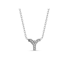 dKeniz Anh&auml;nger mit Kette Buchstabe Y 925/- Sterling Silber