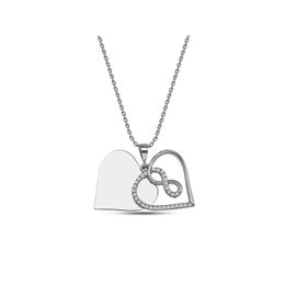 dKeniz Anh&auml;nger mit Kette 925/- Sterling Silber Herzkette