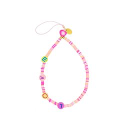 Fashionbox Armband mit Vinylpl&auml;ttchen pink "LOVE"