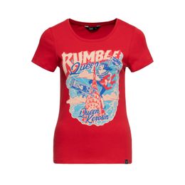 Queen Kerosin Damen T-Shirt Rumble Queen rot