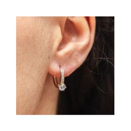 dKeniz Creolen Creolen Solit&auml;r 925/- Sterling Silber