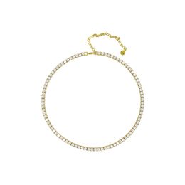 Fashionbox Collier vergoldet mit Zirkonia weiss