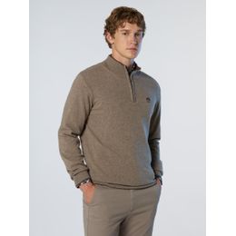North Sails Pullover Halber Rei&szlig;verschluss aus Kaschmirmischung
