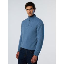 North Sails Pullover Halber Rei&szlig;verschluss aus Kaschmirmischung