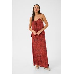 Kaffe Rock Loose fit Grenadine Graphic Animal red