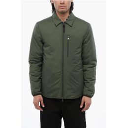 Woolrich Coach Wendbare Windjacke in Gr&uuml;n