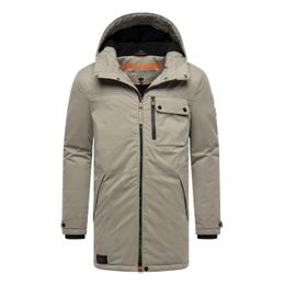 Stone Harbour Herren Winterparka Fintaan mit Fleecefutter & 2-Wege-Rei&szlig;verschluss