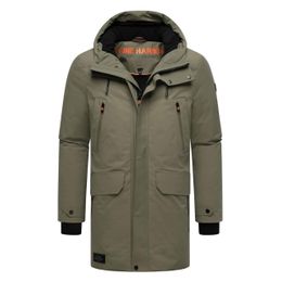 Stone Harbour Herren Winterparka Kitraan mit Magnetverschluss & Fleecefutter