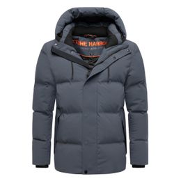 Stone Harbour Herren Winterjacke Taviaan mit Fleecekapuze & winddichtem Design