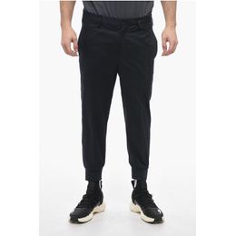 Neil Barrett Low-Rise Slim Fit JACK Hose mit B&uuml;ndchen in Blau