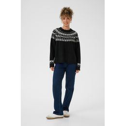 Cream Strickpullover CRCherrie Strickpullover Loose fit black white