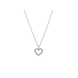 Lyomi Anh&auml;nger mit Kette 585/- Wei&szlig;gold 22 synth. Diam. 0,18ct