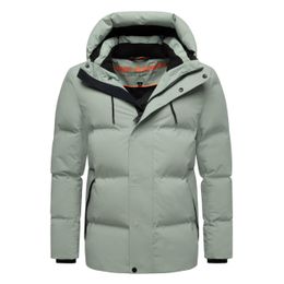 Stone Harbour Herren Winterjacke Taviaan mit Fleecekapuze & winddichtem Design