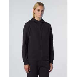 North Sails Kapuzenpullover mit durchgehendem Rei&szlig;verschluss Mit tonalem Logo
