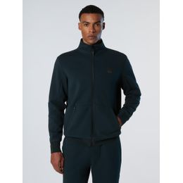 North Sails Sweatshirt Scuba-Gewebe mit durchgehendem Rei&szlig;verschluss