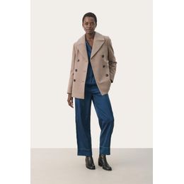 PART TWO Jacke Classic fit Mink Melange beige