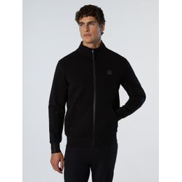 North Sails Sweatshirt Scuba-Gewebe mit durchgehendem Rei&szlig;verschluss