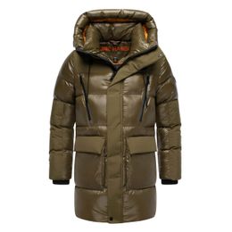 Stone Harbour Herren Winterjacke Nelioon mit 2-Wege-Rei&szlig;verschluss & Kapuze
