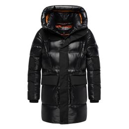 Stone Harbour Herren Winterjacke Nelioon mit 2-Wege-Rei&szlig;verschluss & Kapuze