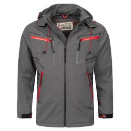 Arctic Seven Herren Softshell Jacke Dunkelgrau